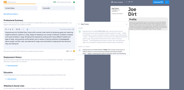 Best AI Tools For Resume Writing-The Future of Employment